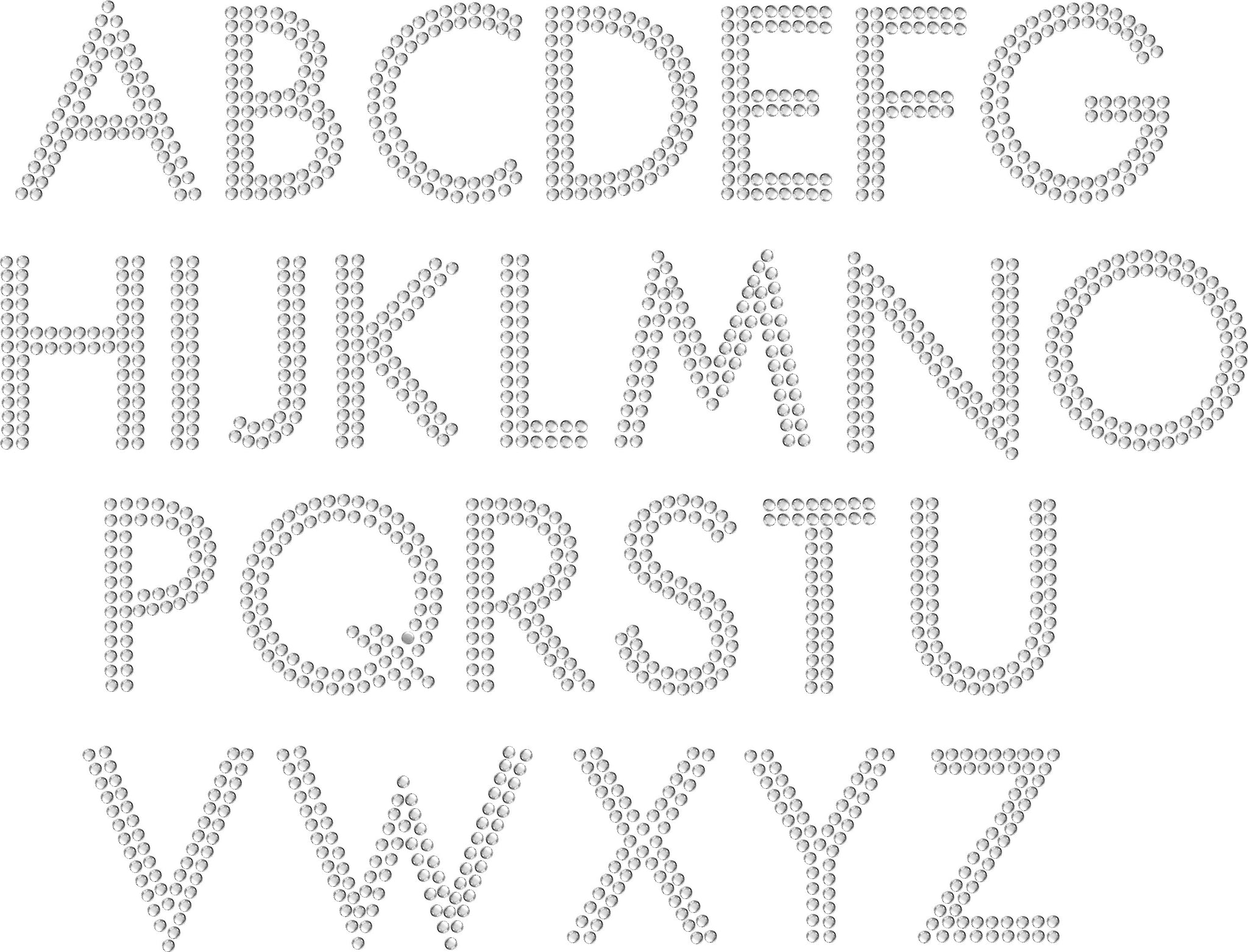 Block Capital Letter – rhinestonedesigns